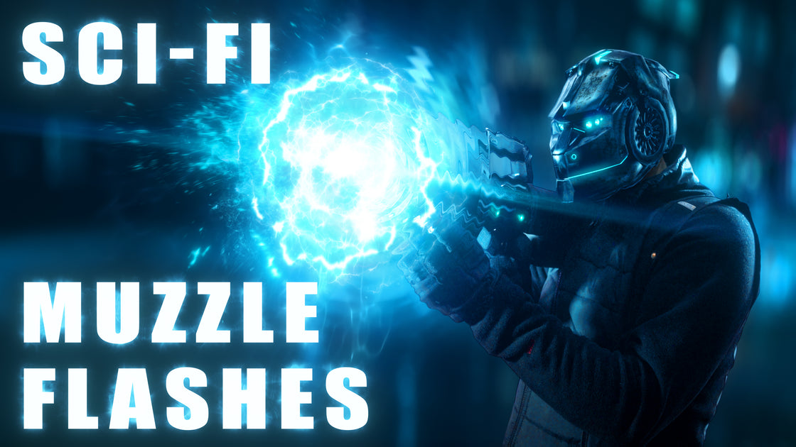 Sci-Fi: Muzzle Flash VFX Assets - Triune Digital
