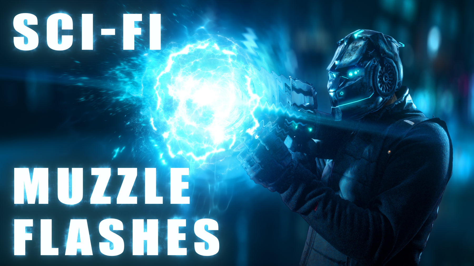 Sci-Fi: Muzzle Flash VFX Assets - Triune Digital